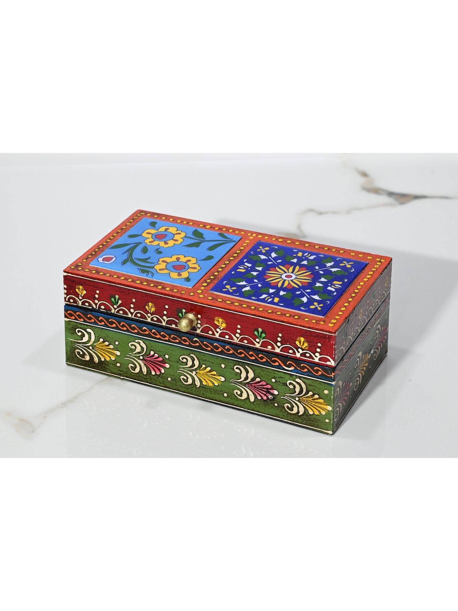 Wooden Ceramic Tile Box – Piharwa India