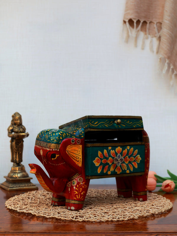 Rang-e-Pichwai Elephant Box – Piharwa India